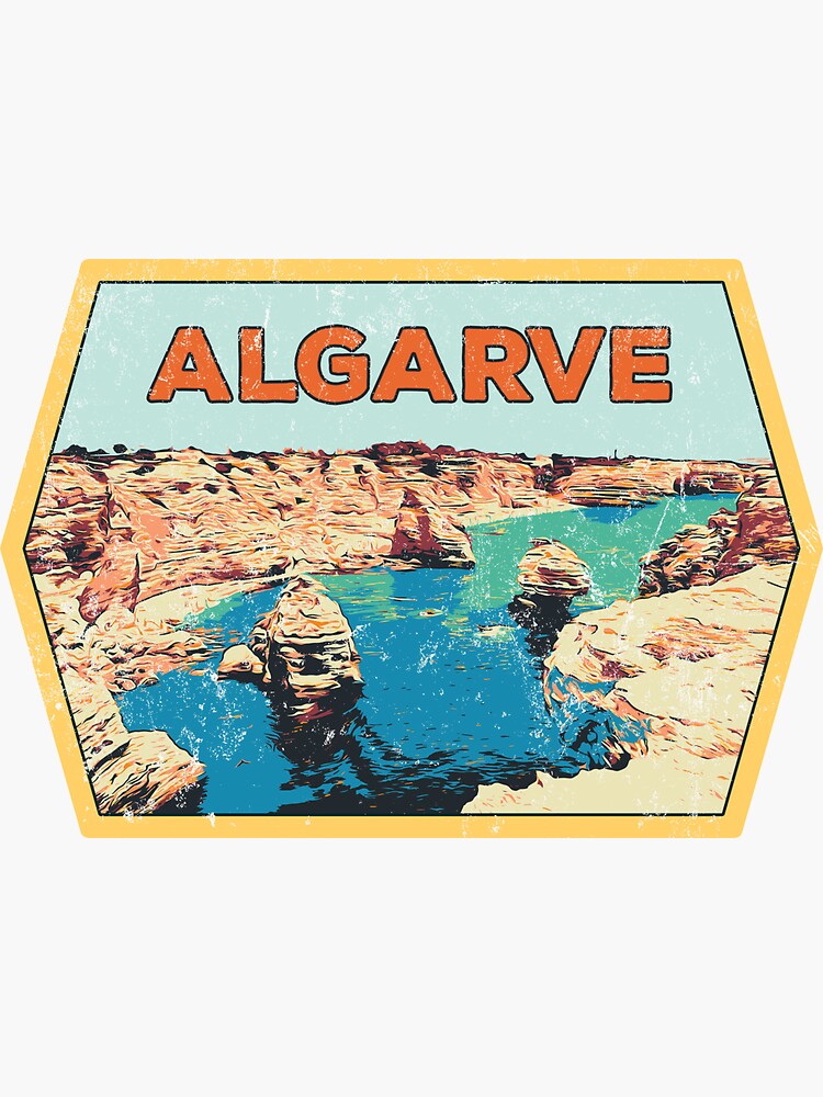 "Algarve's Beautiful Cliffs | Captivating Coast Illustration from ...