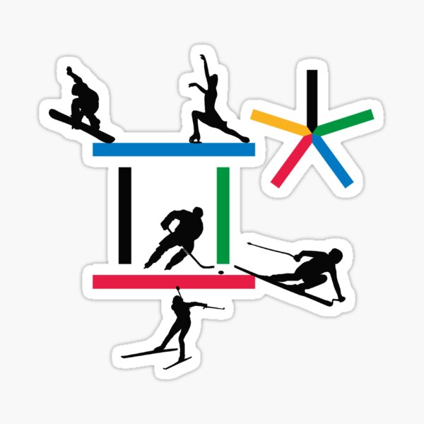 Olympic Olympics Rings Stickers | Redbubble