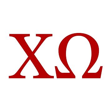 "Chi Omega Letters" Sticker for Sale by mr19936 | Redbubble
