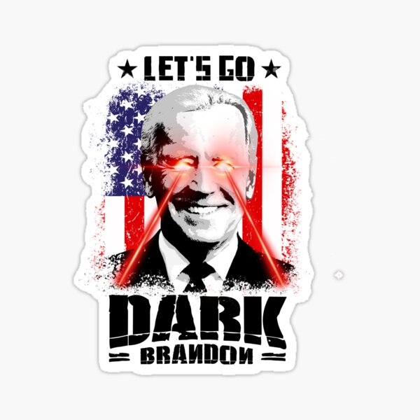 "Let's Go Dark Brandon" Sticker for Sale by partyfarty | Redbubble