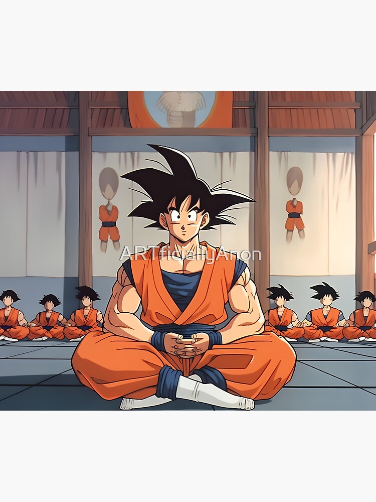 Goku Meditating in A Dojo Shower Curtain sold by JaimOrvin | SKU ...