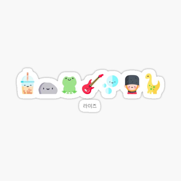 "RIIZE emojis 라이즈 " Sticker for Sale by almaexistente | Redbubble