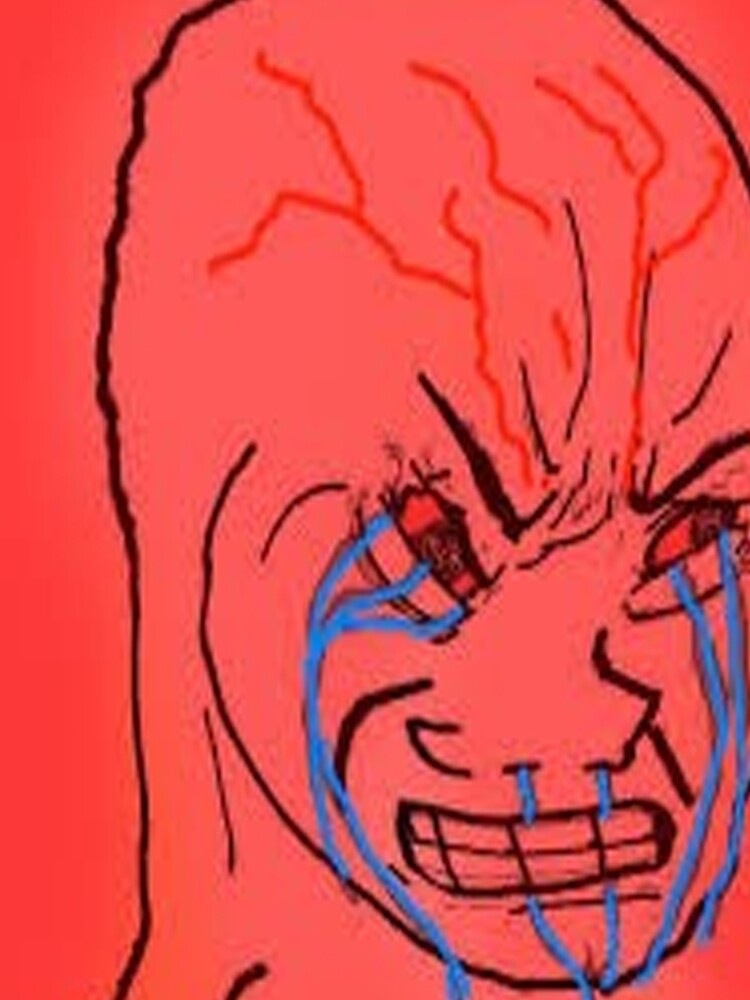 "Angry Wojak Feels Guy Meme" Sleeveless Top by Viscosiity | Redbubble