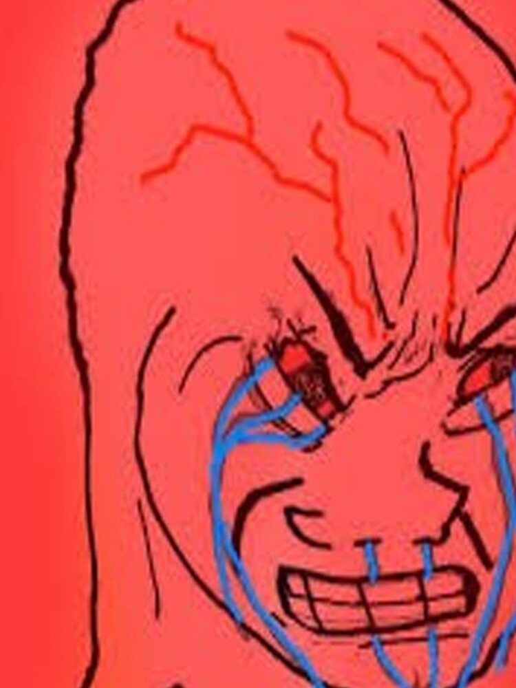 "Angry Wojak Feels Guy Meme" iPhone Case for Sale by Viscosiity | Redbubble