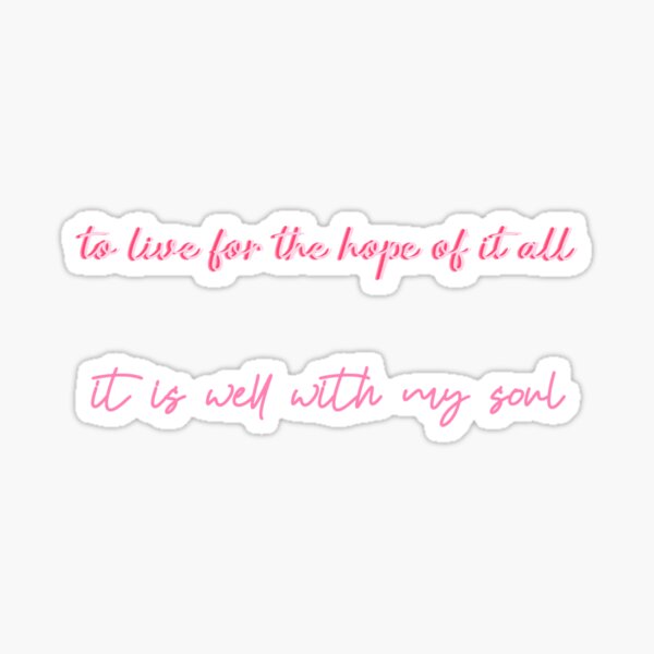 "Pink Quotes" Sticker for Sale by emmapatton | Redbubble