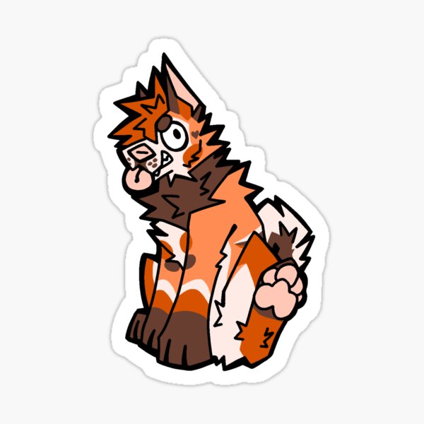 "Tempura Dobesky Furry Fursona" Sticker for Sale by FurFromMars | Redbubble