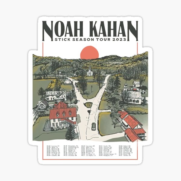 "Noah Kahan Stick Season" Sticker for Sale by OrlandoGilmore | Redbubble