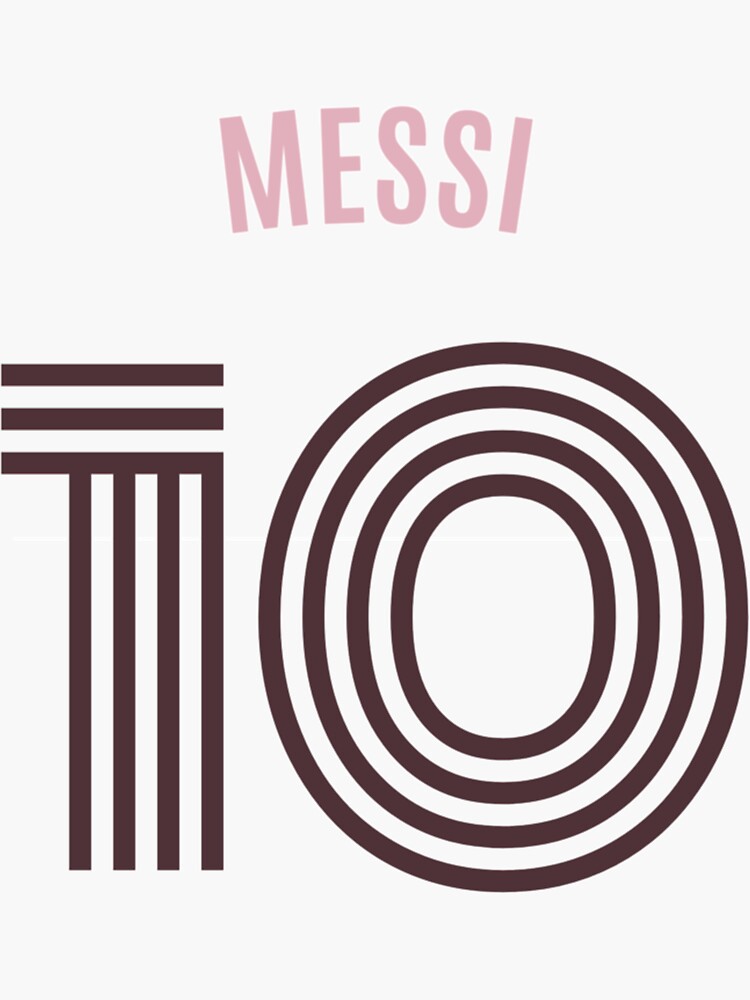 "Lionel Messi Inter Miami Sticker" Sticker for Sale by AlgerAlvarez ...