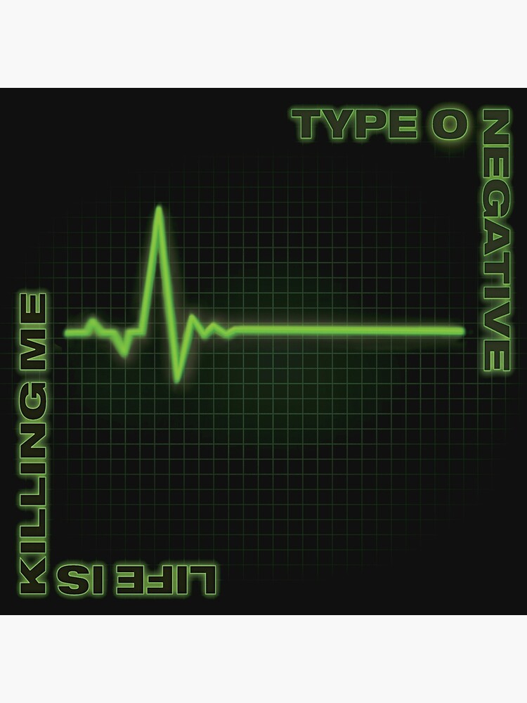 "Type O Negative" Poster for Sale by Vale De La Coste | Redbubble