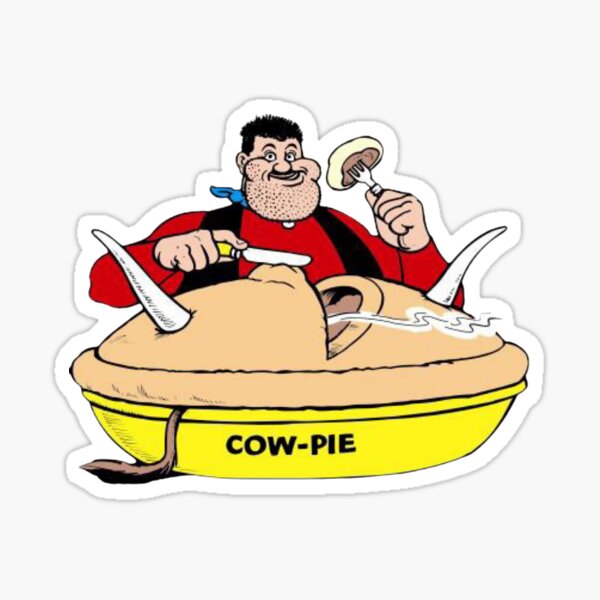 "desperate dan" Sticker for Sale by spriterit | Redbubble