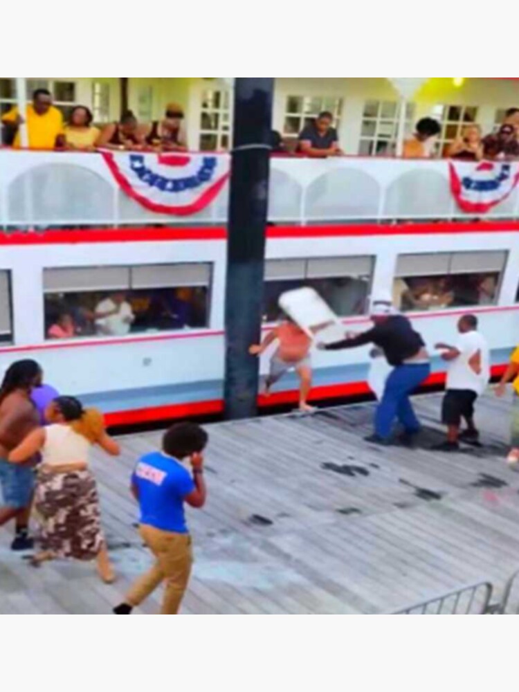 "alabama brawl alabama boat fight montgomery riverfront brawl" Sticker ...