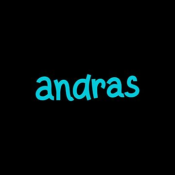 "Andras, Funny Cool Best color art" Sticker for Sale by artdragongift ...