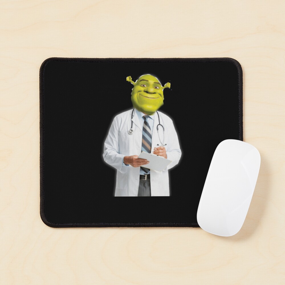 "shrek check up meme" Sticker by Tearlachsenau | Redbubble