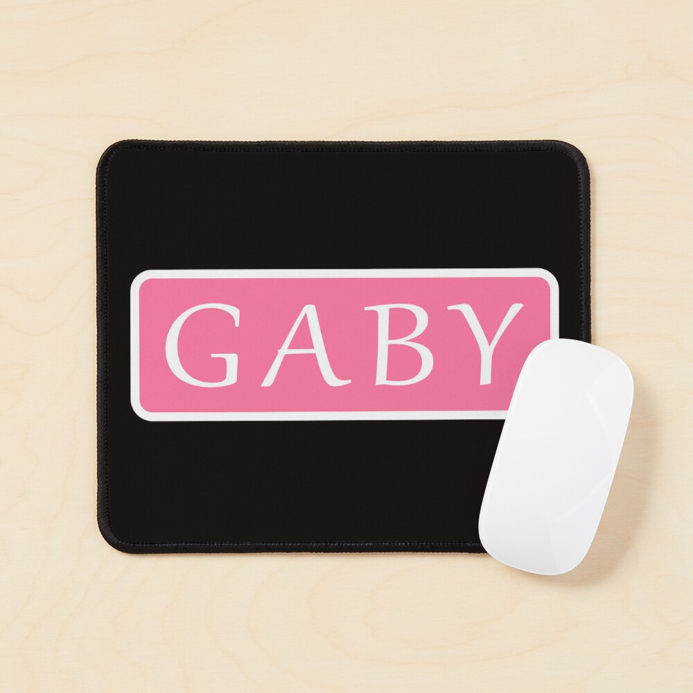 "Gaby Name" Sticker for Sale by jeallan | Redbubble
