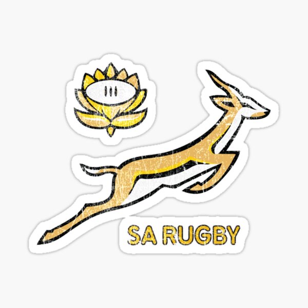 "SA Rugby - Vintage Springbok logo " Sticker for Sale by ...