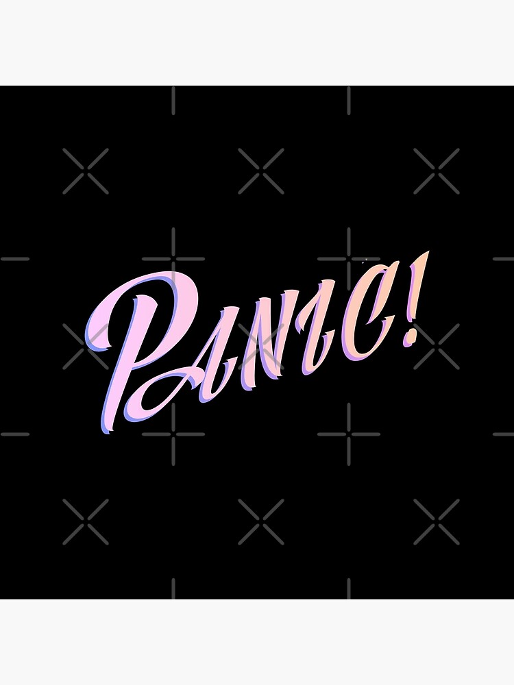 "Panic! Logo Re-Designed" Poster for Sale by warddt | Redbubble