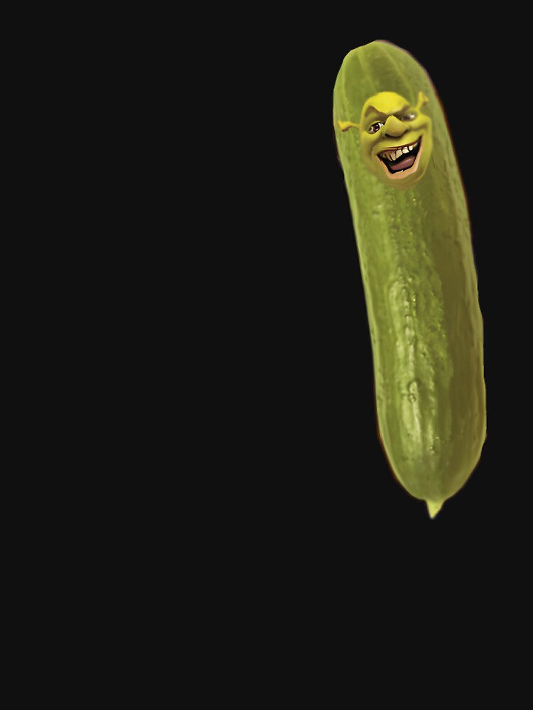 "Shrek Cucumber Funny Meme" Essential T-Shirt for Sale by ...