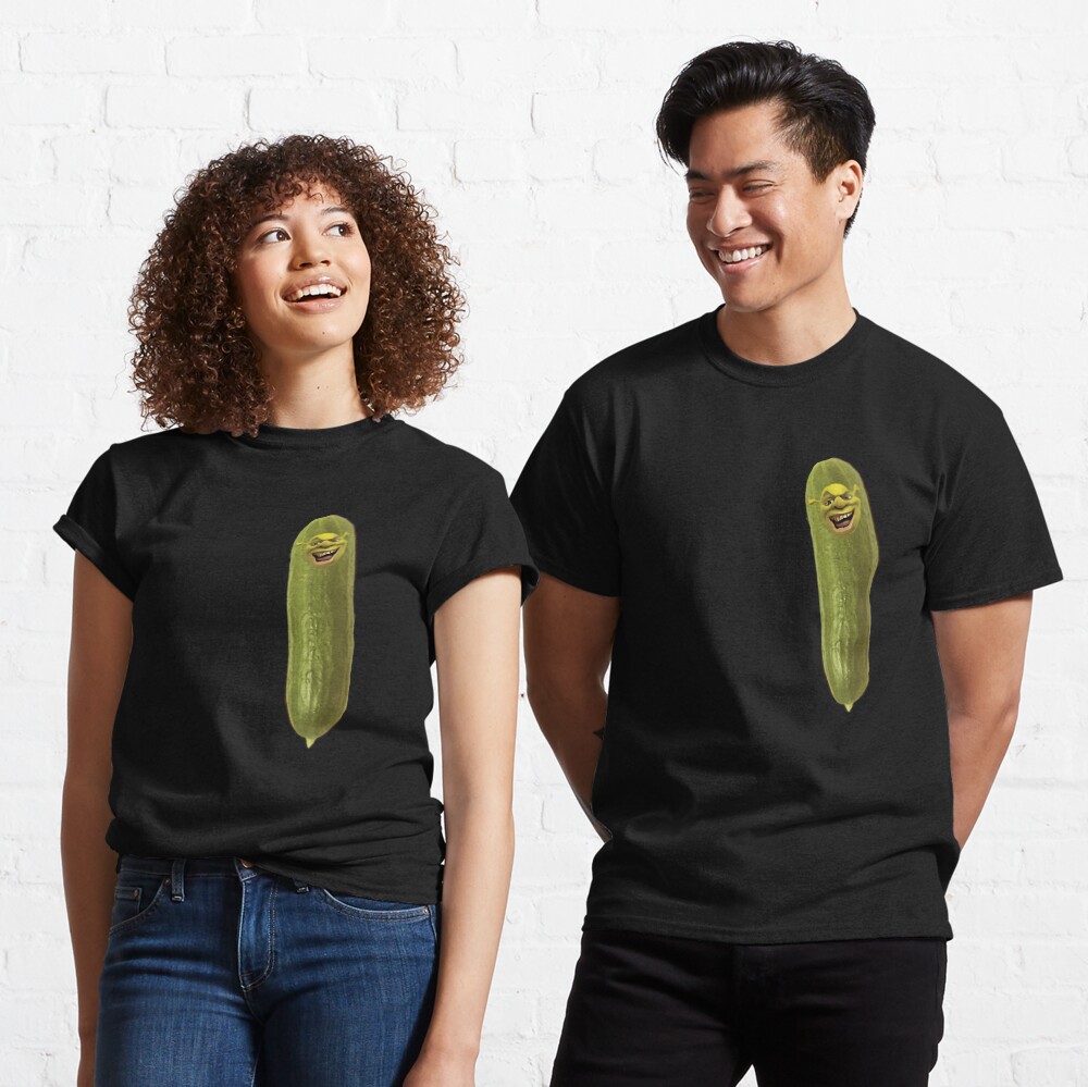 "Shrek Cucumber Funny Meme" Sticker for Sale by Martino Gilberti ...