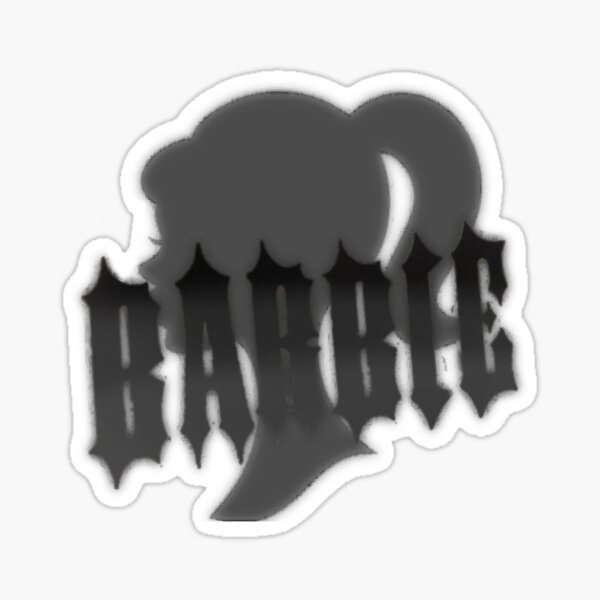 "barbie goth" Sticker for Sale by madihustudio | Redbubble