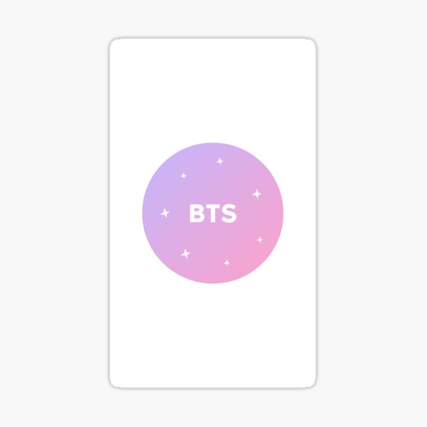 "BTS LOGO" Sticker for Sale by DavinaMall | Redbubble