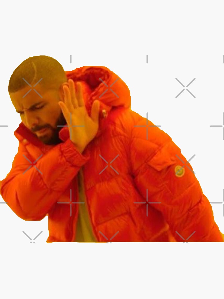 "drake meme 1" Sticker for Sale by goon-street | Redbubble