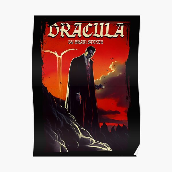 "Dracula Bram Stoker" Poster for Sale by RetroPandora | Redbubble