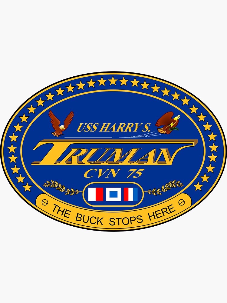 "USS Harry S. Truman (CVN-75) - US Navy" Sticker for Sale by ...