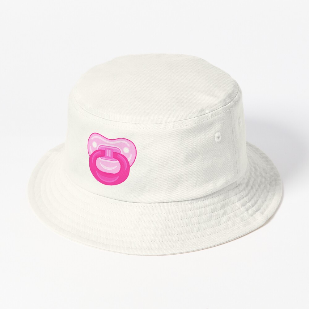 "Pink Infant Baby Girl Pacifier " Sticker for Sale by DeborahCamp ...