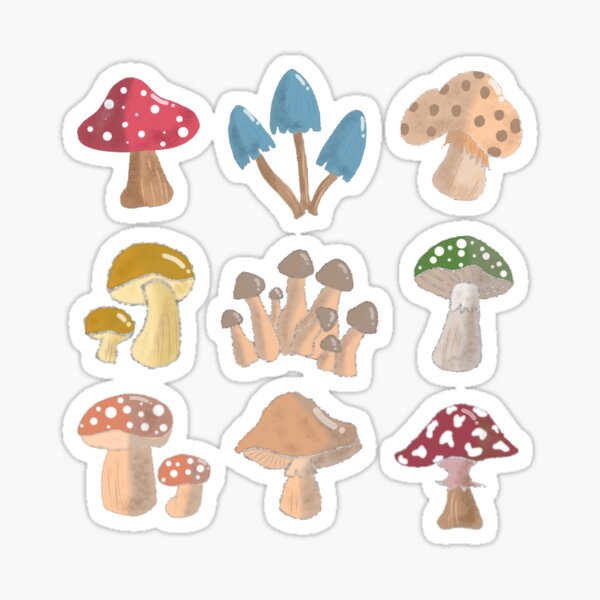 "Aesthetic Vintage Mushroom" Sticker for Sale by AsolsArts | Redbubble