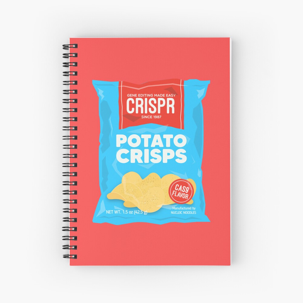 "CRISPR Potato Crisps" Sticker for Sale by nucleicnoodles | Redbubble