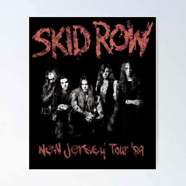 "Rock Roll Hard Rock Sleaze Heavy Metal Skid Row" Poster for Sale by ...