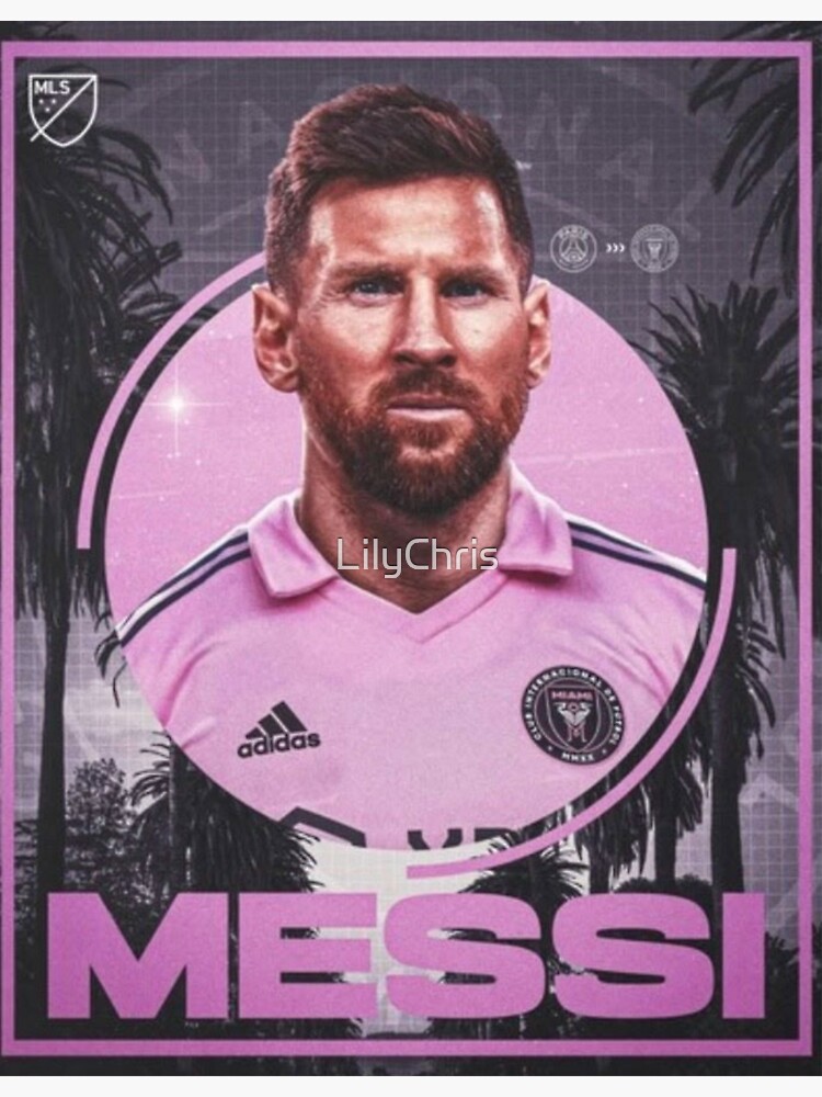 "LIONEL MESSI - INTER MIAMI" Sticker for Sale by LilyChris | Redbubble