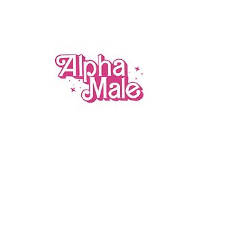 "Alpha male" Sticker for Sale by seamvee | Redbubble