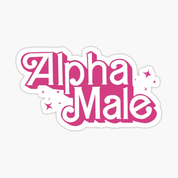 "Alpha male" Sticker for Sale by seamvee | Redbubble