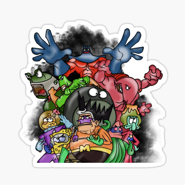 "SpongeBob SquarePants" Sticker for Sale by DimasCandra | Redbubble
