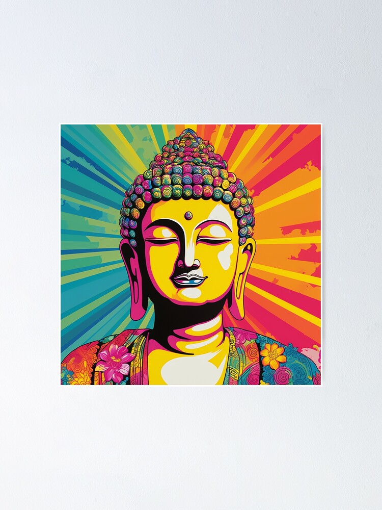 Buddha Pop Art Poster