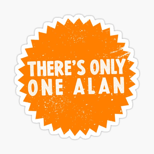 "Alan Barbie Sign" Sticker for Sale by TheHellSong | Redbubble