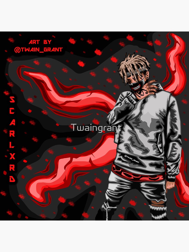 "Scarlxrd Ken Kaneki Merch " Sticker by Twaingrant | Redbubble