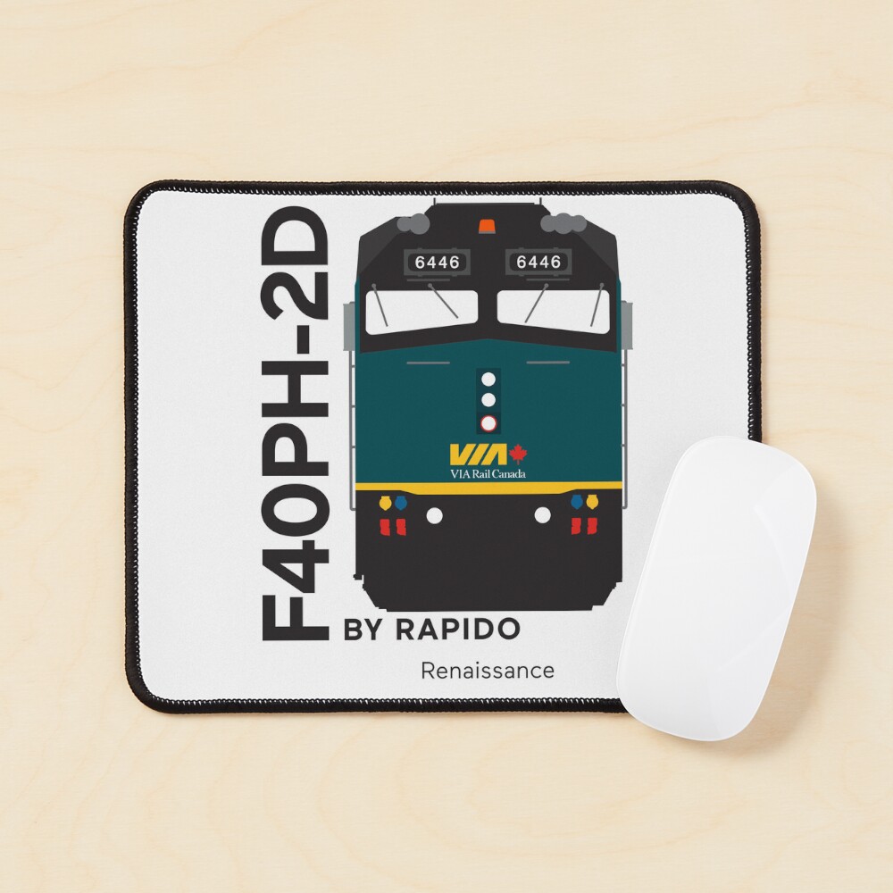 "VIA F40PH-2D Renaissance" Sticker for Sale by Rapido Trains | Redbubble