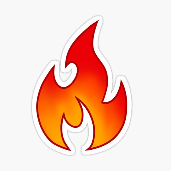 "Fire symbol " Sticker for Sale by HoussemSTORE | Redbubble