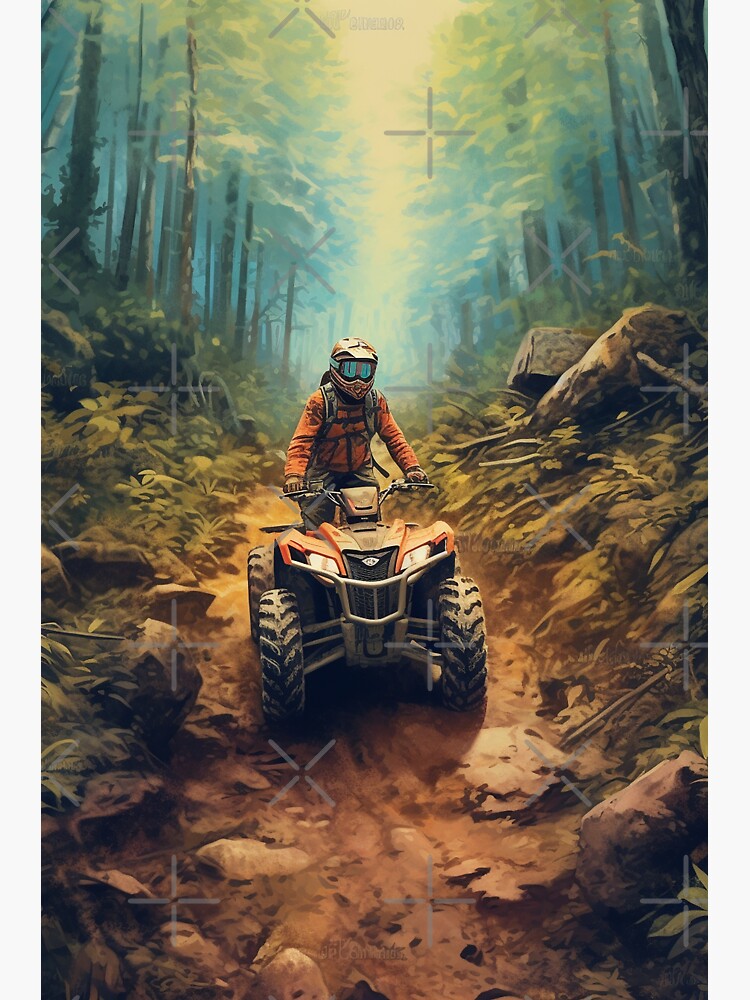 "ATV Offroad" Sticker for Sale by DigitizedArt | Redbubble