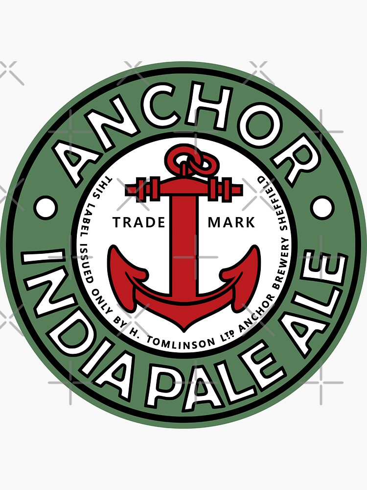 "Anchor IPA" Sticker for Sale by sirglennbo | Redbubble