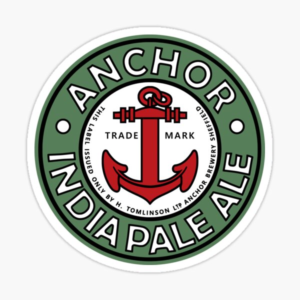 "Anchor IPA" Sticker for Sale by sirglennbo | Redbubble