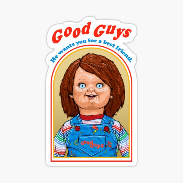 "Good Guys" Sticker for Sale by desecrateart | Redbubble