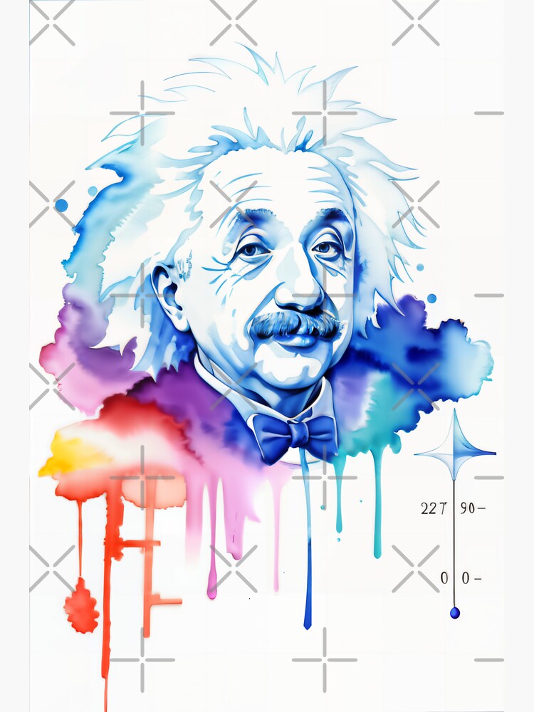 "Einstein" Sticker for Sale by AykutDoodle | Redbubble