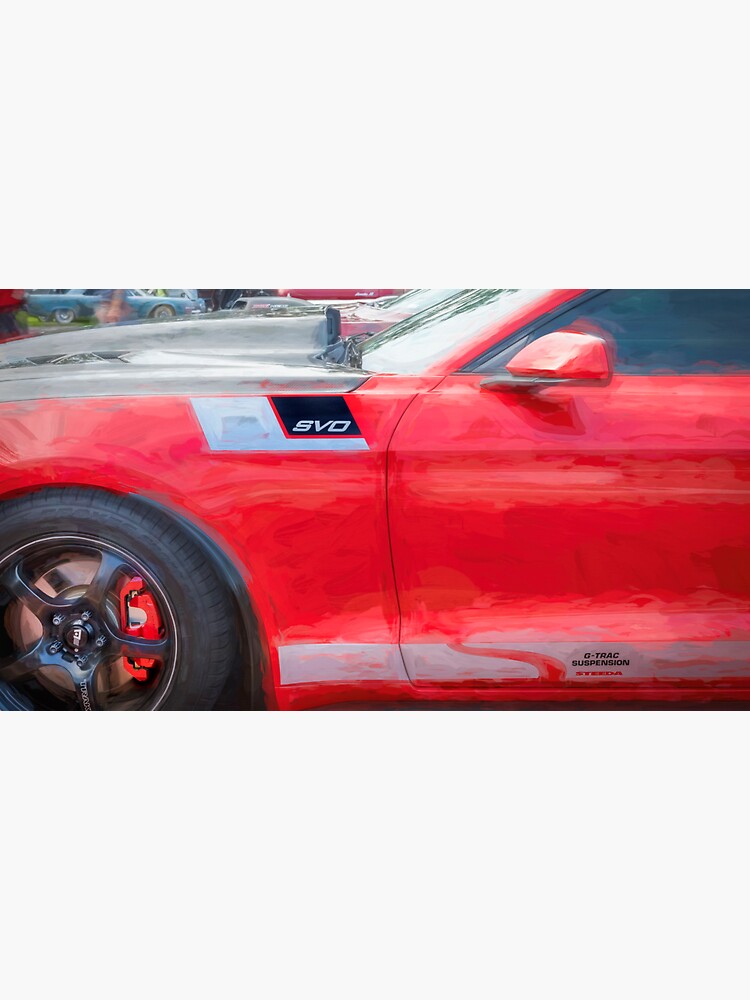 "2017 Red Steeda Ford Mustang Q500 X113" Sticker for Sale by ...