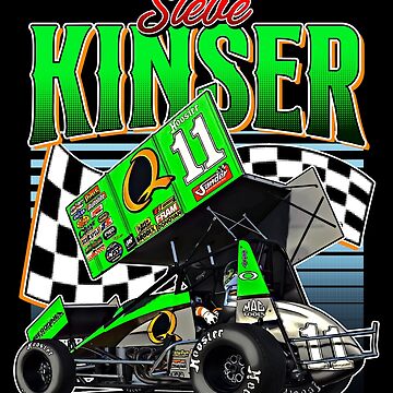 "Steve Kinser World of Outlaws Legend retro style" Sticker for Sale by ...