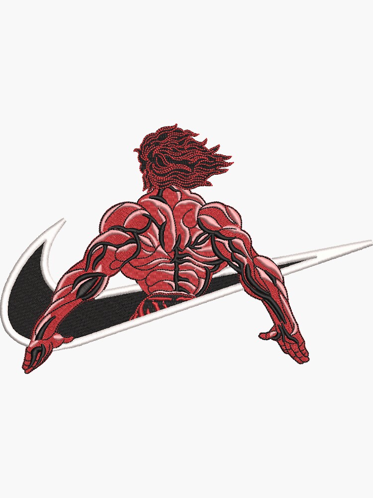 "Hanma Yujiro " Sticker for Sale by Meshal-7 | Redbubble