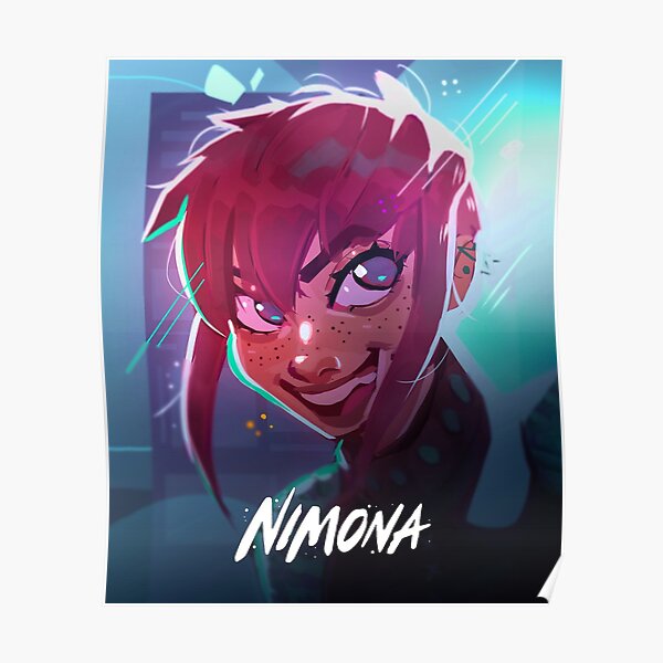 "nimona" Poster for Sale by Lararba Art | Redbubble