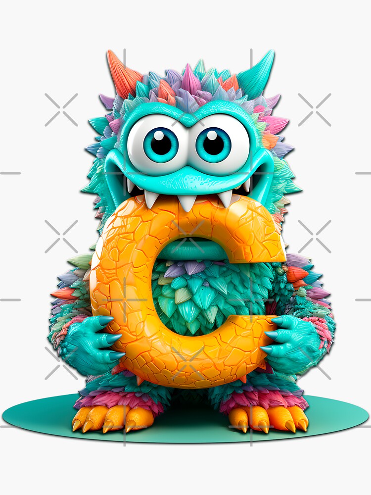 "Adorable Kids Monster Alphabet Letter C Funny Back to School ...